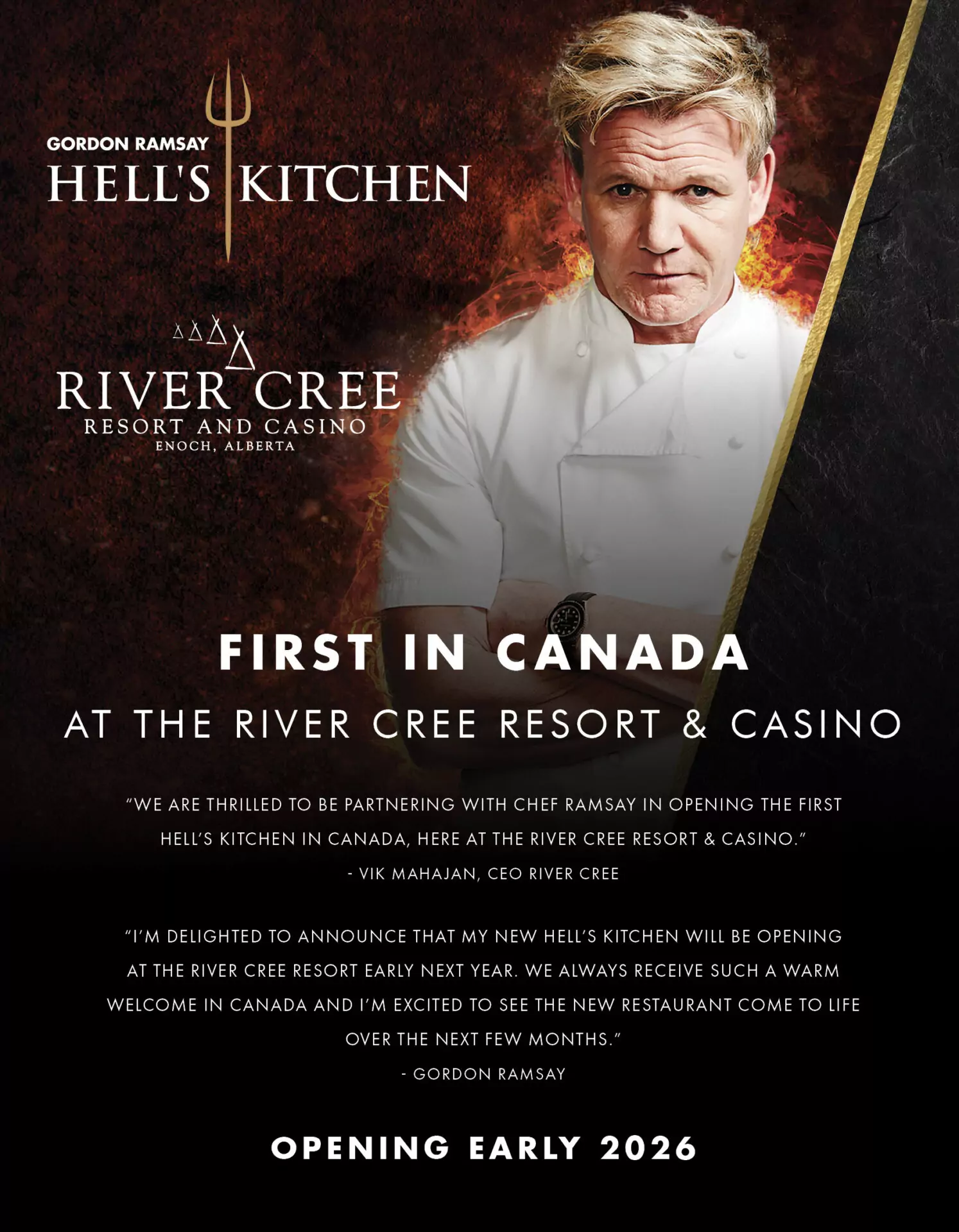 Hell's Kitchen | River Cree Resort and Casino - Opening Early 2026